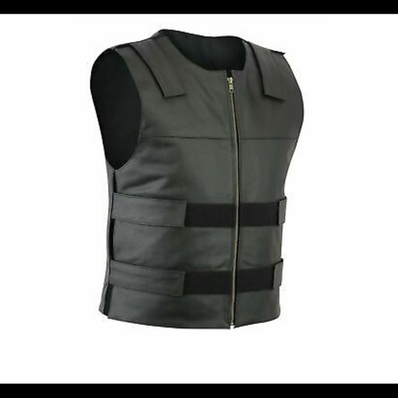 leather & CO | Jackets & Coats | Mens Tactical Bullet Proof Style ...